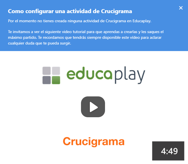 Metodología y evaluación AvanzaTIC: Educaplay.